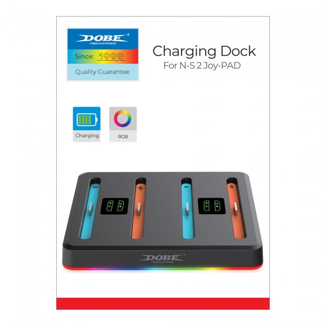 4 Port Flat Charge Dock for Switch 2 - New – Video Game Trader LLC