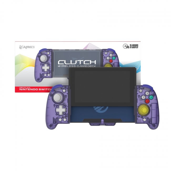 Clutch Wireless Gamedeck Controller - Nintendo Switch - Purple - New ...