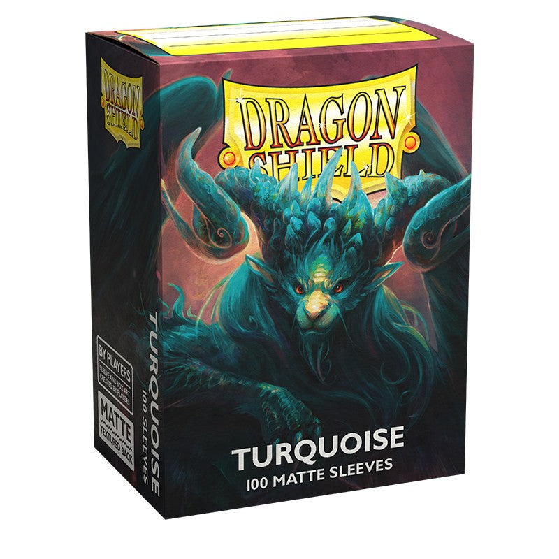 Dragon Shield Sleeves: Standard Matte - Turquoise 100CT – Video Game ...