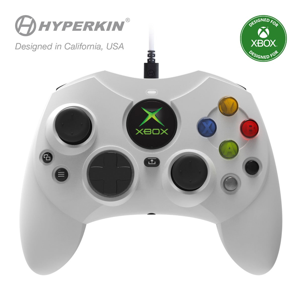 DuchesS Wired Controller - Officially Licensed - White - Xbox Series X ...