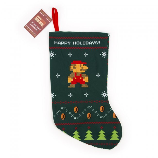 Holiday Stocking Retro Mario – Video Game Trader LLC