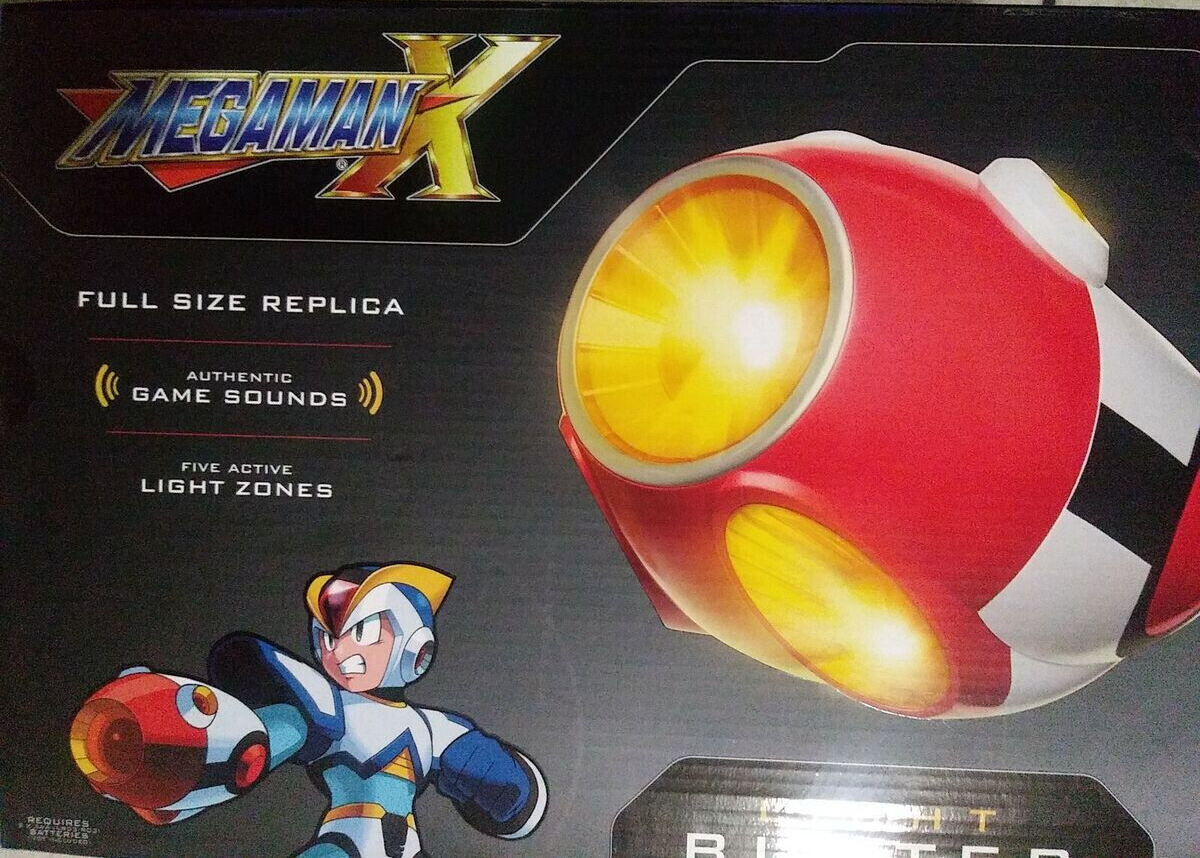 Mega Man X Light Buster Gun - Full Size Replica - Used (Boxed) – Video ...
