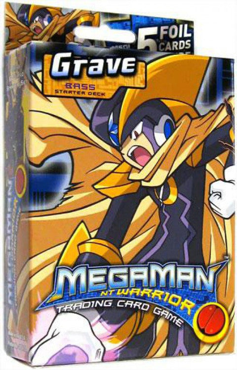 MegaMan NT Warrior TCG: Grave - Bass - Starter Deck – Video Game Trader LLC