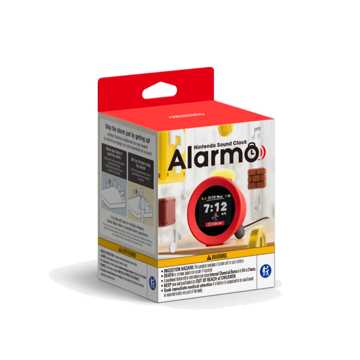 Nintendo Sound Clock: Alarmo - Red | Nintendo - New – Video Game Trader LLC