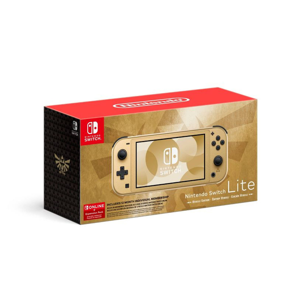 Nintendo Switch Lite: Hyrule Edition with Bonus Nintendo Switch Online ...