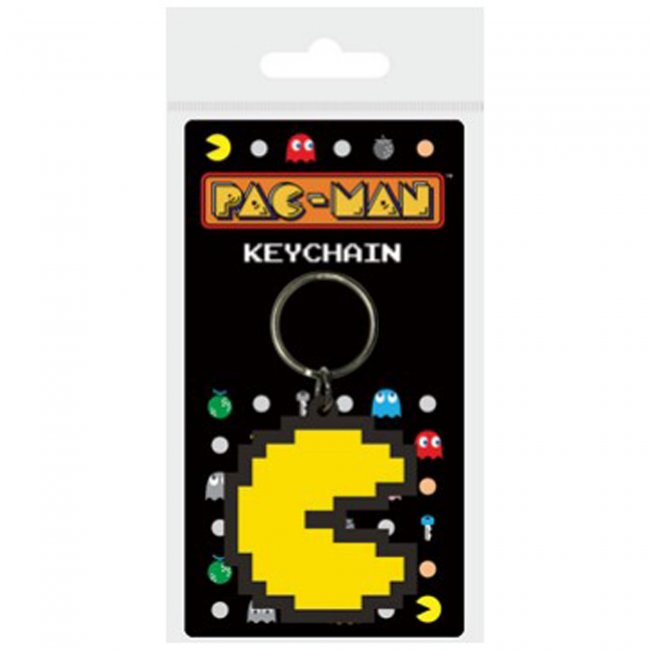 Pac-Man - Soft PVC Keychain - Pac-Man (Pixel) – Video Game Trader LLC