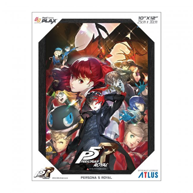 Pixel Frame Plax - Persona 5 Royal Framed Lenticular Poster - 10"x12 ...