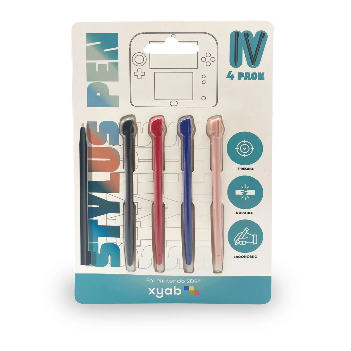 Stylus Pen Set 4 Pk For: Nintendo 2DS - New – Video Game Trader LLC