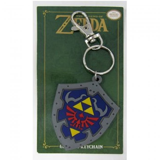 The Legend of Zelda - Hylian Shield Keychain – Video Game Trader LLC