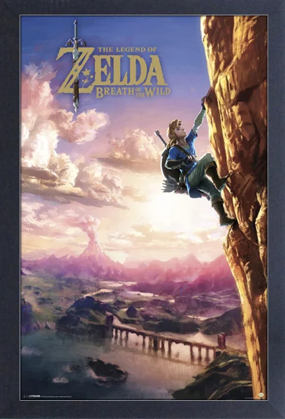 Zelda - BotW - Climbing | 11"x17" Gel-Coat – Video Game Trader LLC