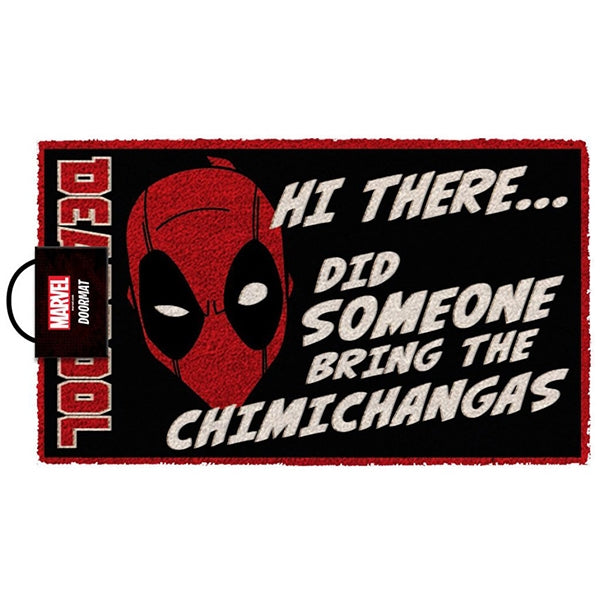 Door Mat: Deadpool - Chimichangas – Video Game Trader LLC