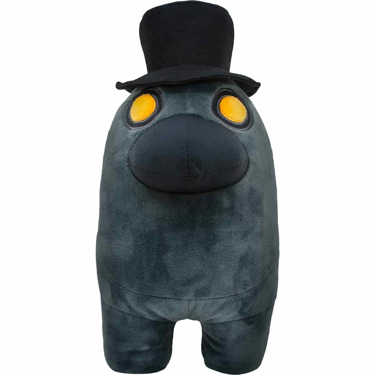 Among Us: 12" Plush - Black Crewmate with Plague Doctor Hat - New ...