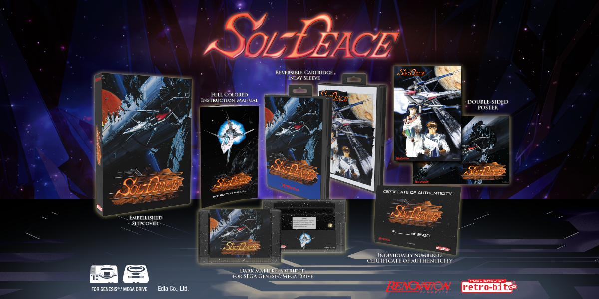 Sol Deace Collectors Edition for Genesis & Mega Drive by Retro-Bit - N ...